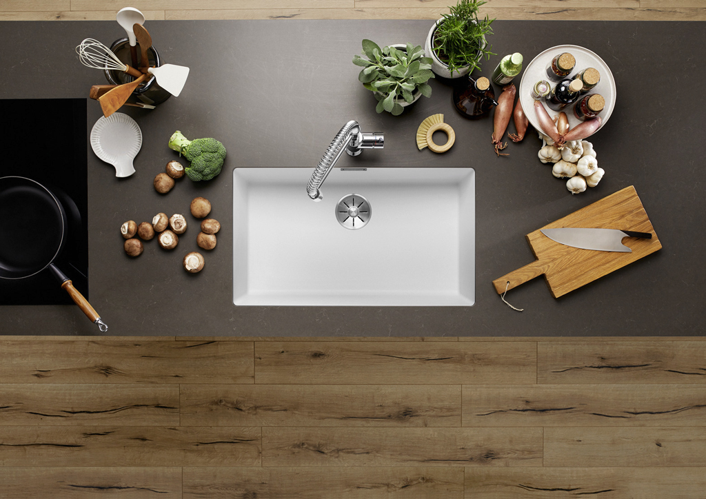 CHẬU ĐÁ BLANCO SUBLINE 700-U SOFT WHITE 527173 | thietbibepeu.com.vn