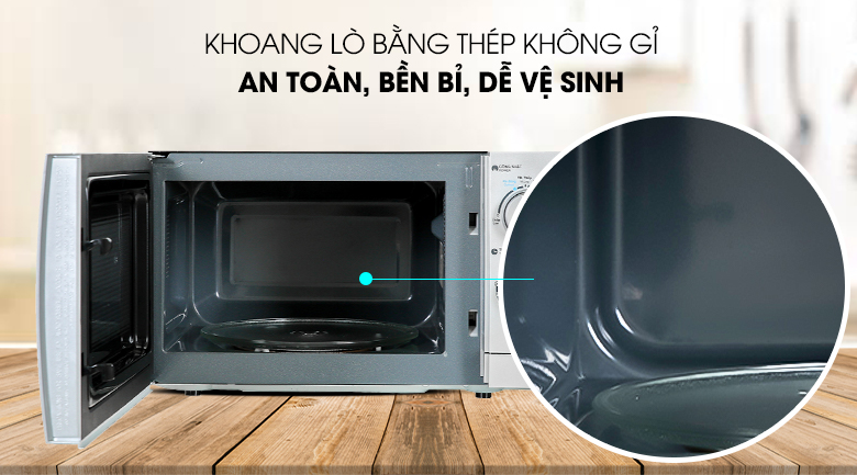 Lò vi sóng Sharp R-209VN-SK 20 lít | thietbibepeu.com.vn